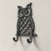 Owl Hook Cast Metal Wall Decor - Etsy