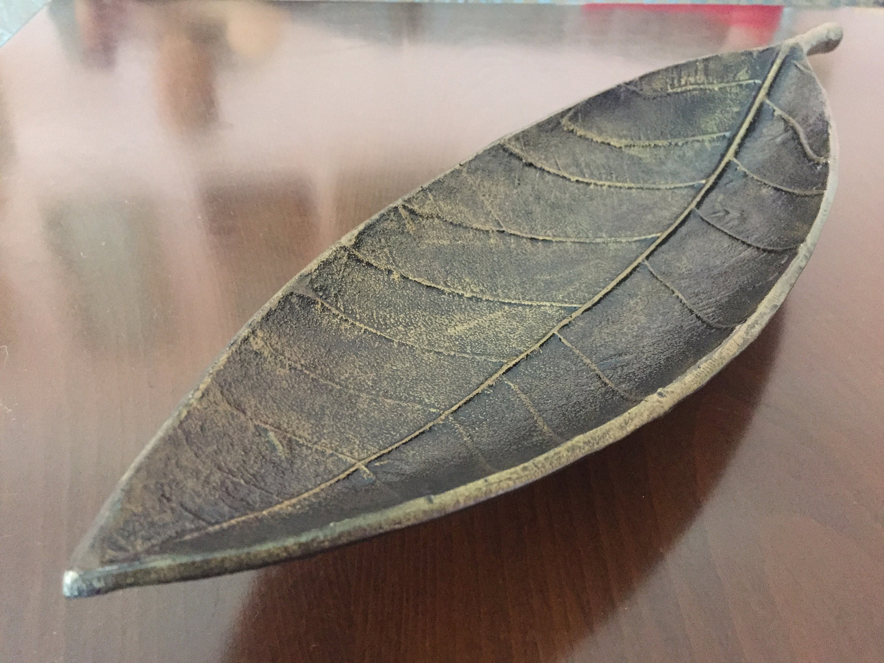 Cast Metal Leaf Table Decor Table Decoration Centrepieces - Etsy