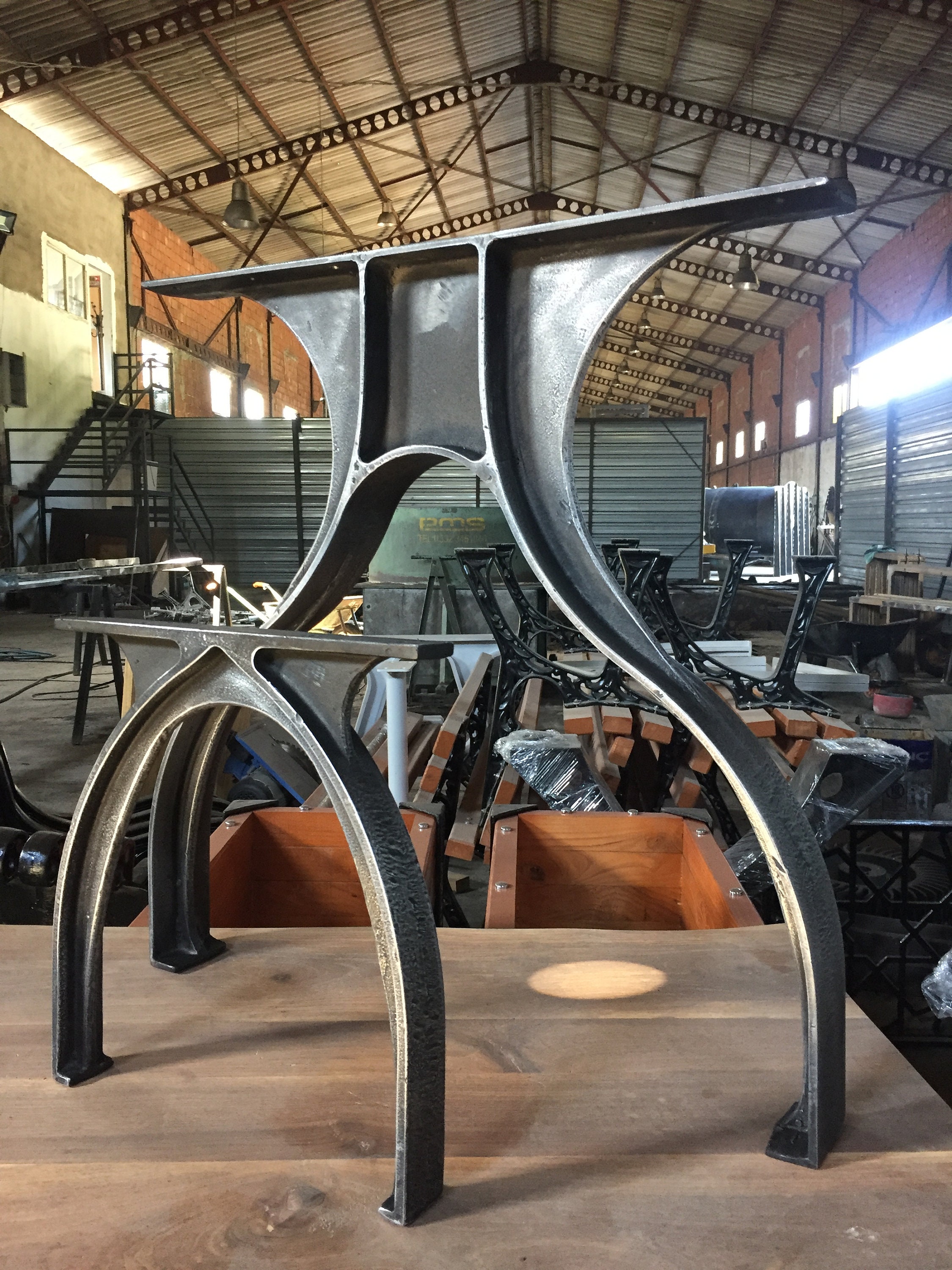 Cast Aluminum Bench Legs Cast Metal - Etsy Canada