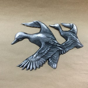 Wild Ducks Cast Metal Wall Decor Home Decoration - Etsy