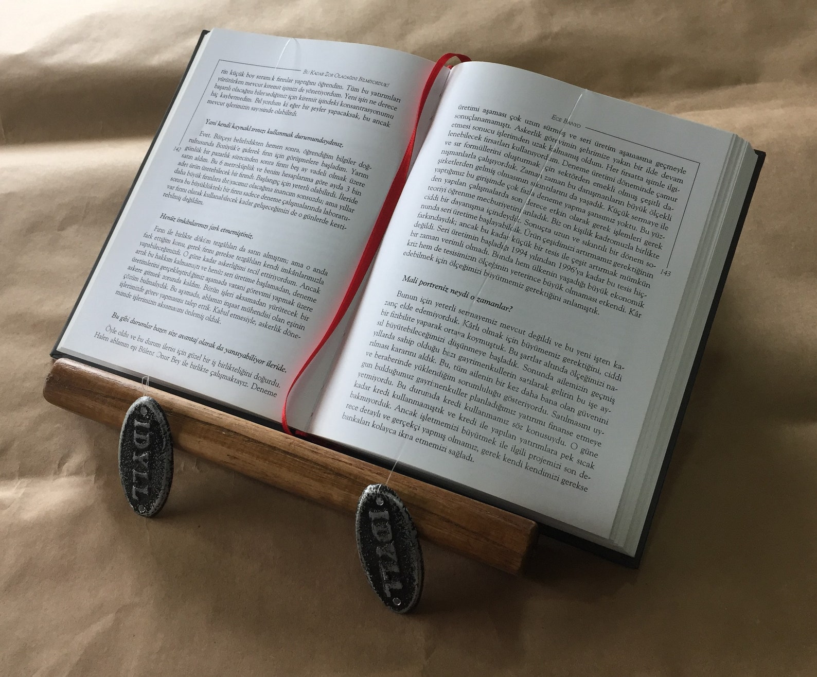 Book Stand Book Holder Home Office Accessories Cast Metal Kitchen Decor ...