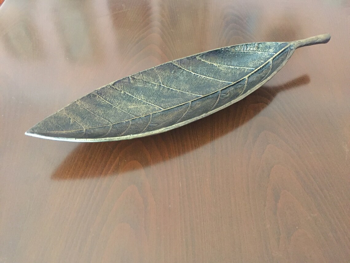 Cast Metal Leaf Table Decor Table Decoration Centrepieces - Etsy
