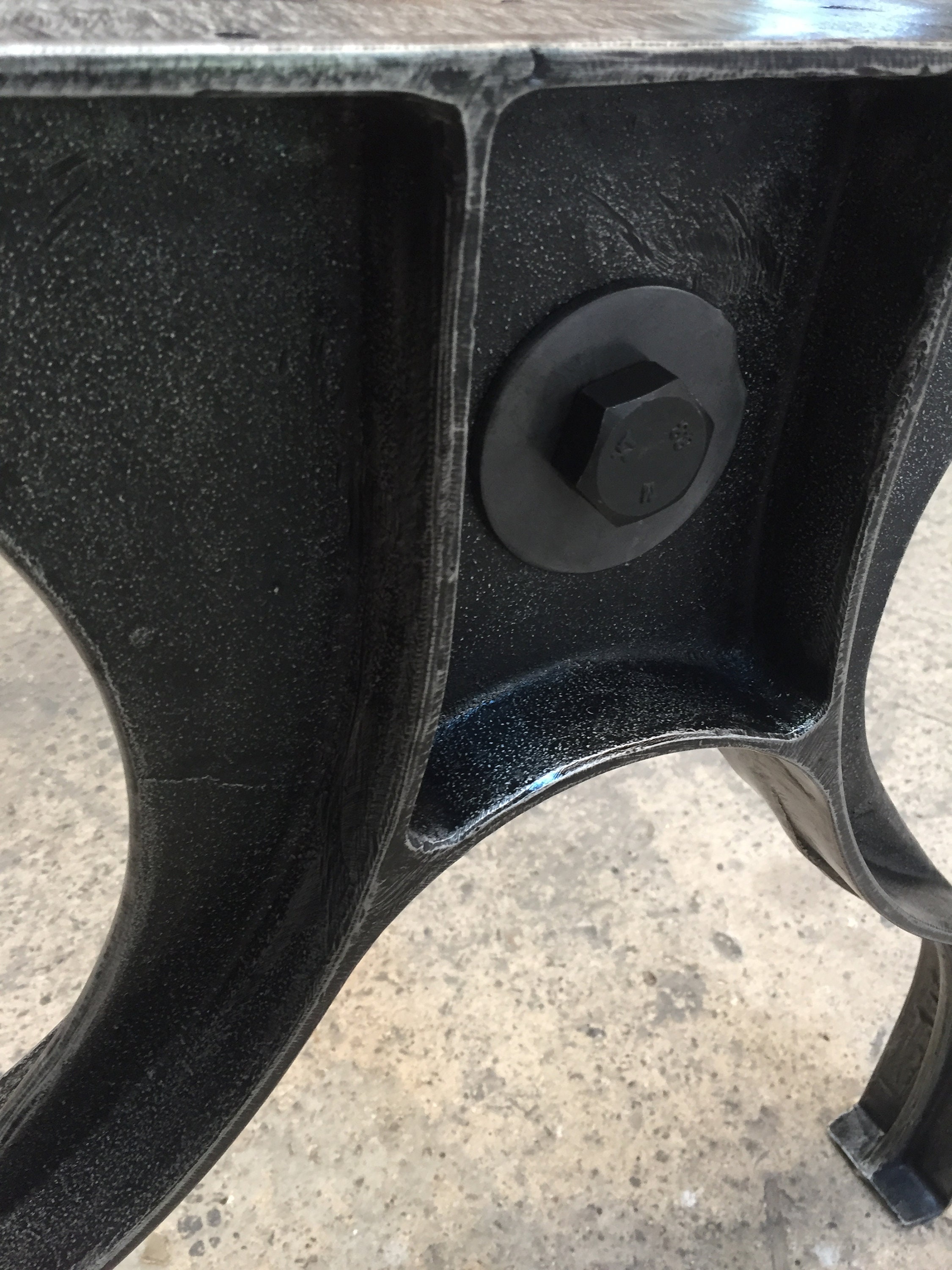 Cast Aluminum Table Legs Cast Metal With/without Bench Legs Wishbone ...