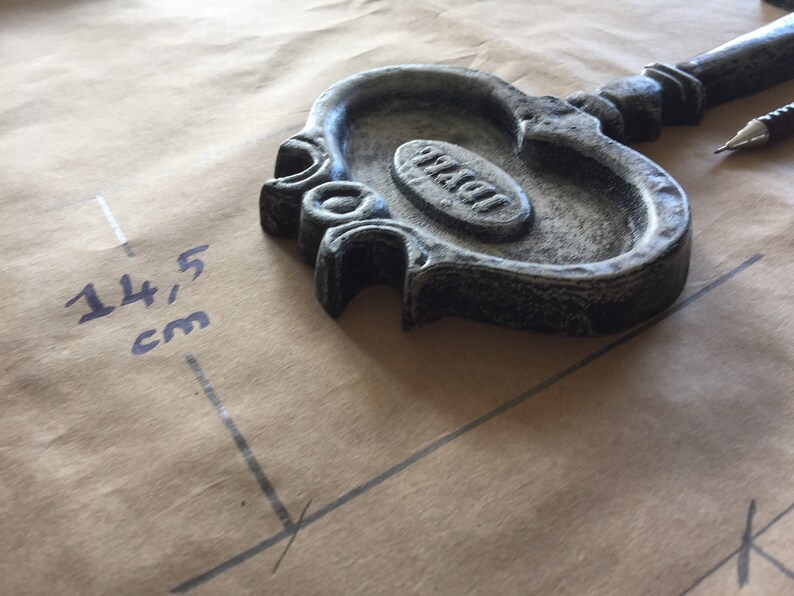 Wall Hanging Wall Art Cast Metal Antique Look Key, Wall Decor - Etsy