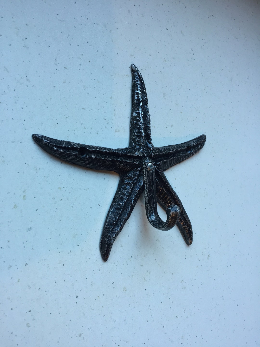 Cast Metal Starfish Hook Nautical Wall Hook Ocean Hook - Etsy