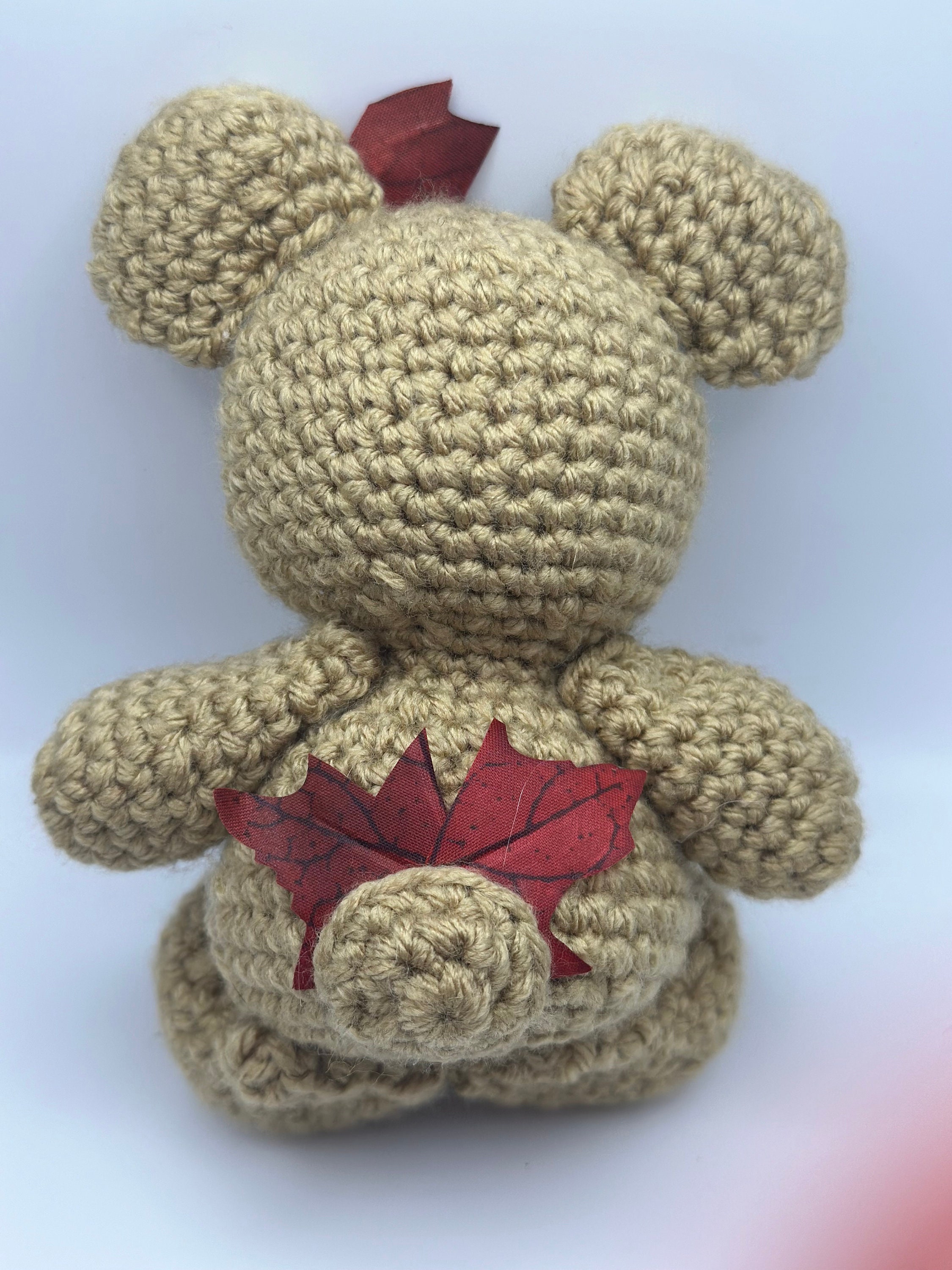 Fall Leaf Bear - Etsy