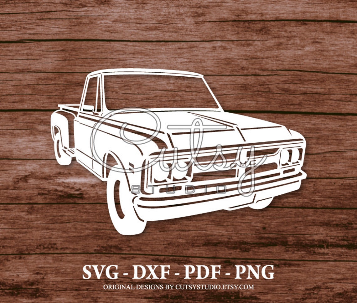 SVG GMC C/K 1967 Silhouette Cut Files Designs, Clip Art, Paper, Craft ...