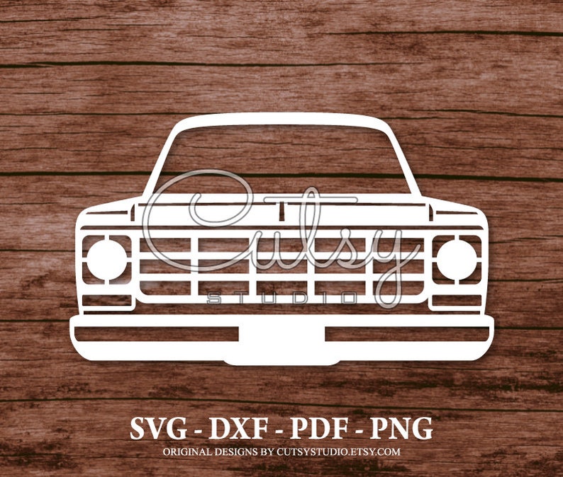 SVG Chevrolet C10 1980 Grill Silhouette Cut Files Designs, Clip Art ...