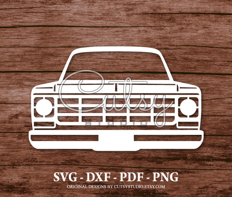 SVG Chevrolet C10 1980 Grill Silhouette Cut Files Designs, Clip Art ...