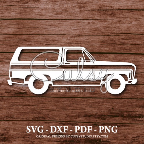 SVG CHEVY BLAZER K5 Silhouette Cut Files Designs Clip Art - Etsy