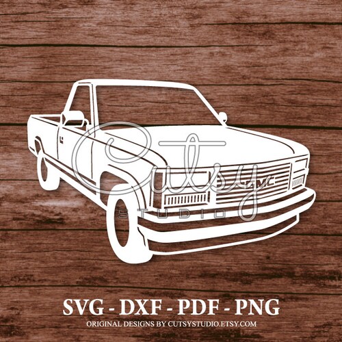 SVG FORD Pickup Truck F150 1977 Silhouette Cut Files Designs - Etsy
