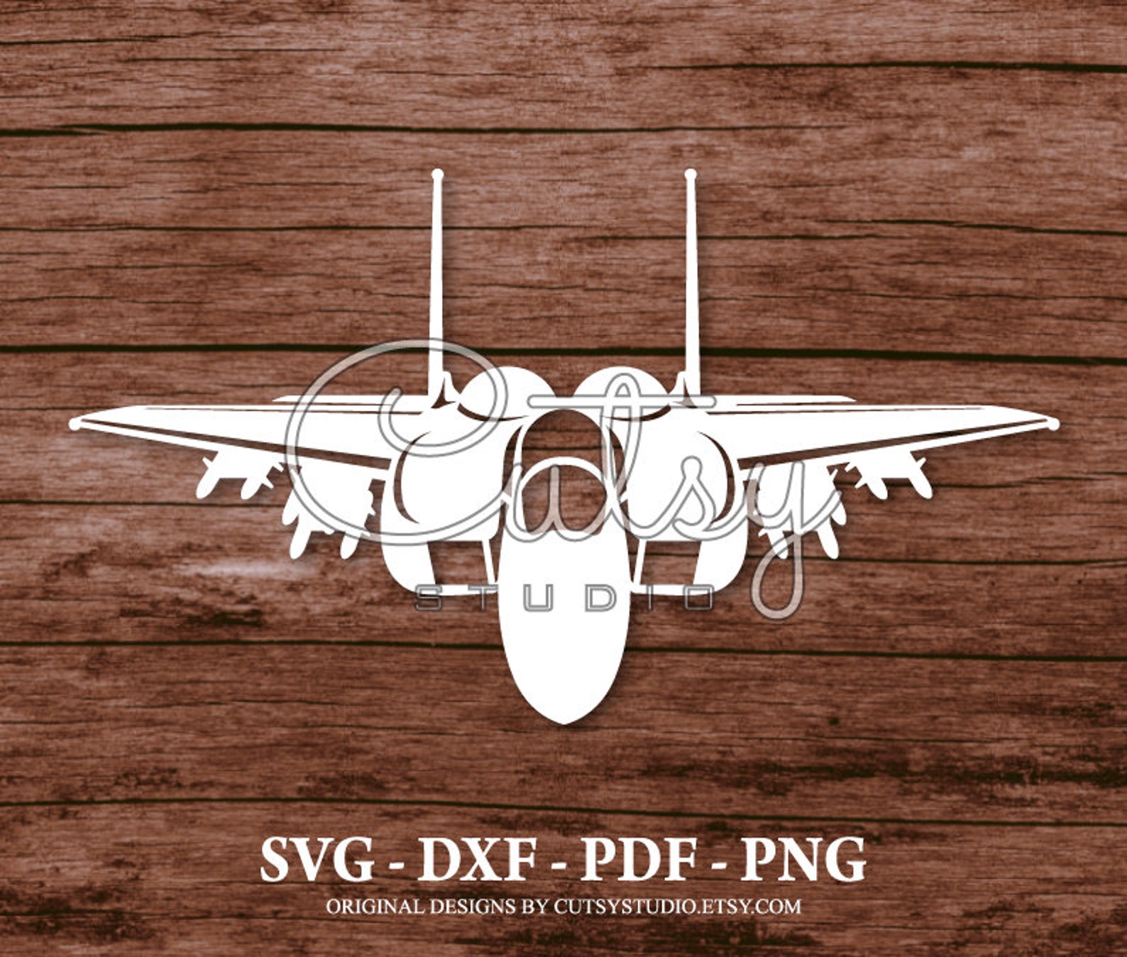 SVG F-15 EX Front View Silhouette Cut Files Designs, Clip Art, Paper ...