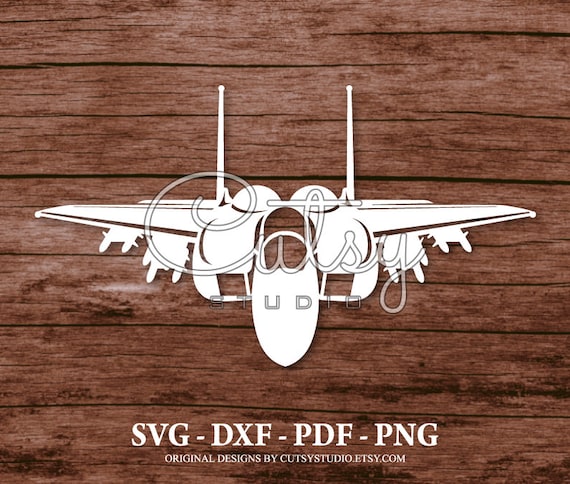 SVG F-15 EX Front View Silhouette Cut Files Designs Clip Art - Etsy UK