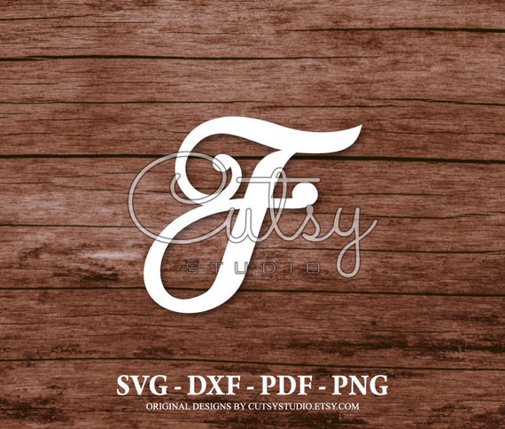 SVG Alphabet F Font Silhouette Cut Files Designs Clip Art - Etsy