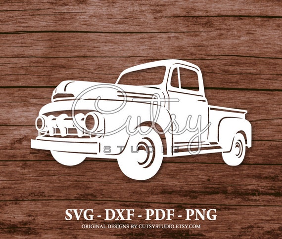 SVG Ford-f 100 1952 Silhouette Cut Files Designs Clip Art | Etsy