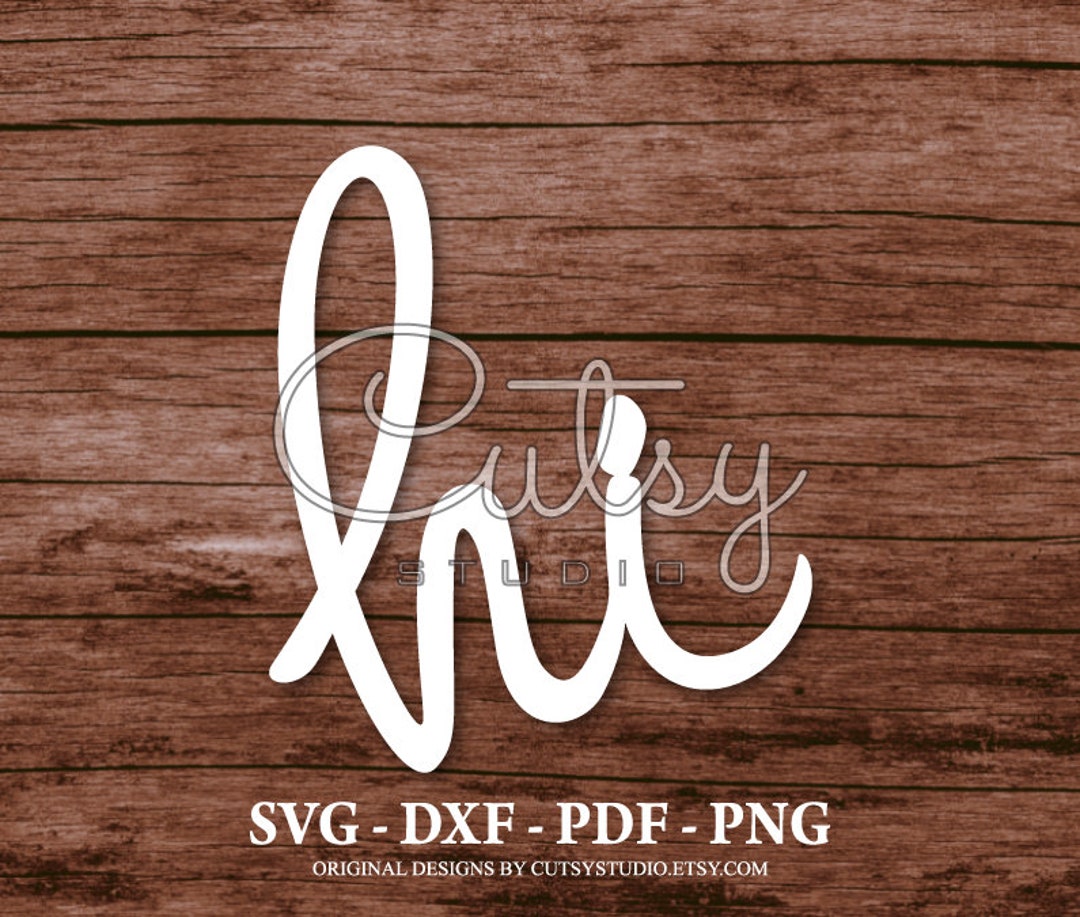 SVG Hi Word Text Silhouette Cut Files Designs, Clip Art, Paper, Craft ...