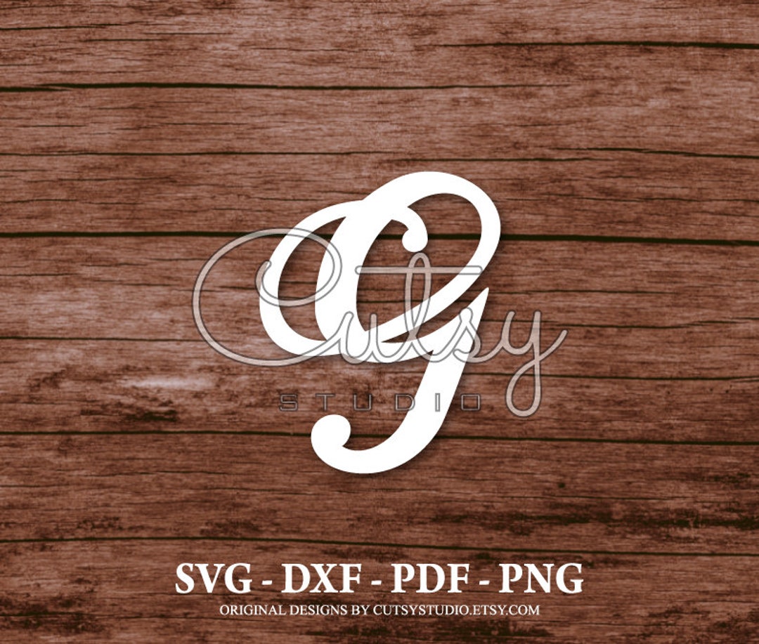 SVG Alphabet G - Font Silhouette Cut Files Designs, Clip Art, Paper ...