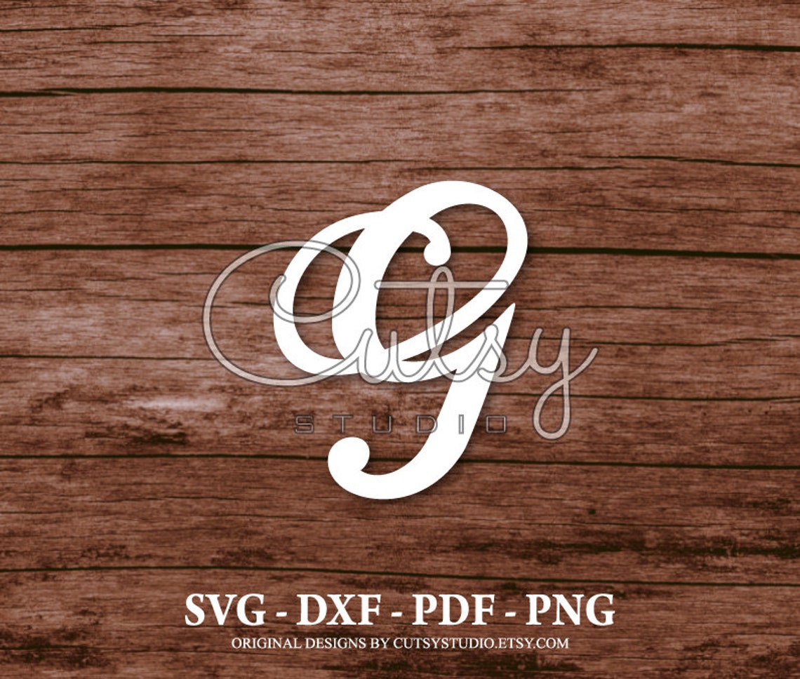 SVG Alphabet G Font Silhouette Cut Files Designs Clip Art - Etsy