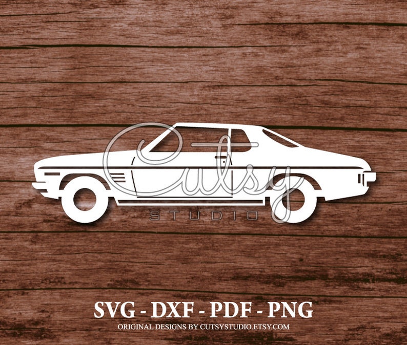 SVG HOLDEN HQ Monaro Side View Silhouette Cut Files Designs, Clip Art ...