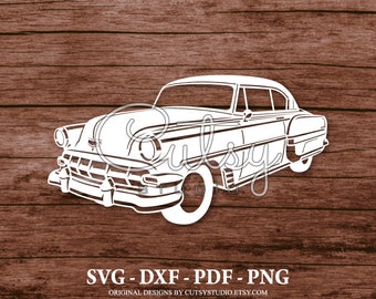 SVG Chevelle SS Muscle Car Silhouette Cut Files Designs, Clip Art ...