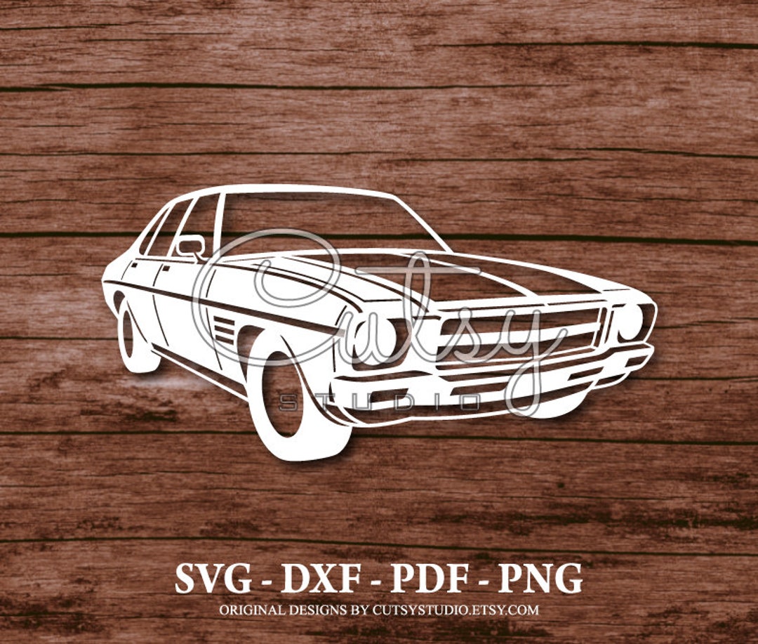 SVG Holden Monaro Sedan Silhouette Cut Files Designs, Clip Art, Paper ...