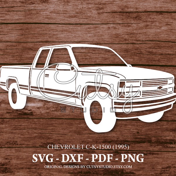 SVG FORD F 150 90s Pickup Truck Silhouette Cut Files Designs, Clip Art ...