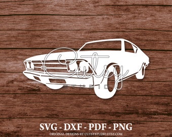 SVG Vintage Chevrolet SS Muscle Car Silhouette Cut Files Designs, Clip ...