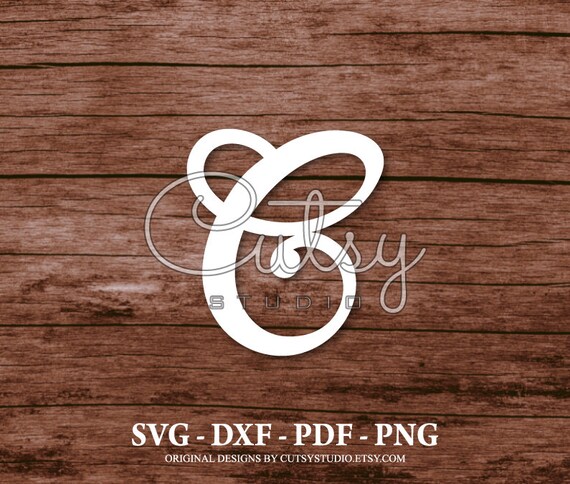 SVG Alphabet C Font Silhouette Cut Files Designs Clip Art | Etsy