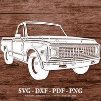 Chevy Chevrolet Bel Air 4 Door DXF and SVG Files - Digital Download ...