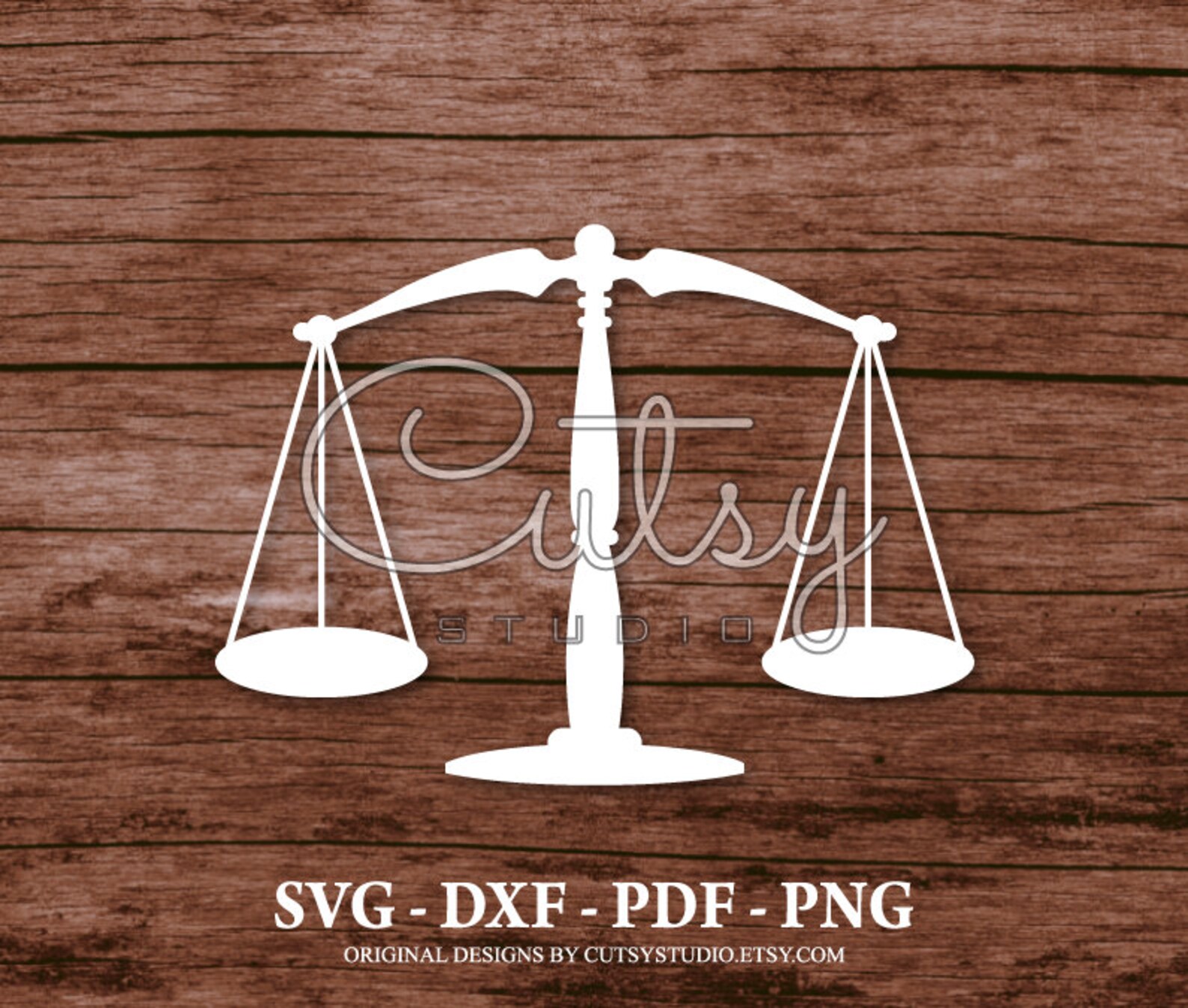 SVG Vintage Weighing Scale Silhouette Cut Files Designs Clip | Etsy