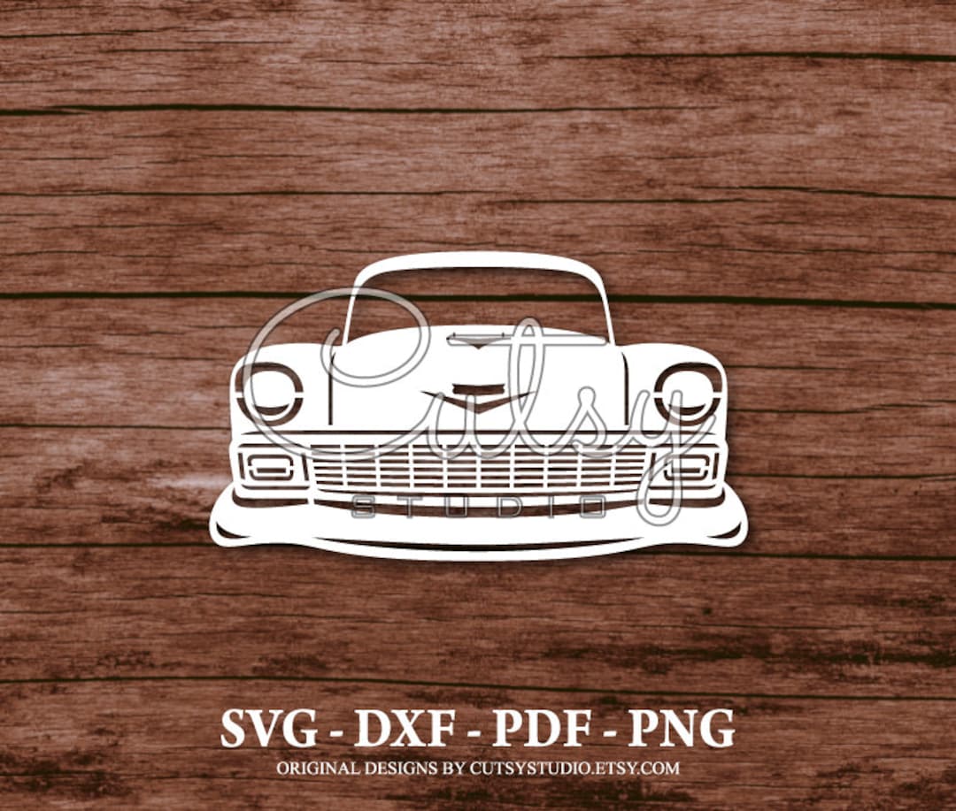 SVG Chevy Belair Grill Silhouette Cut Files Designs, Clip Art, Paper ...