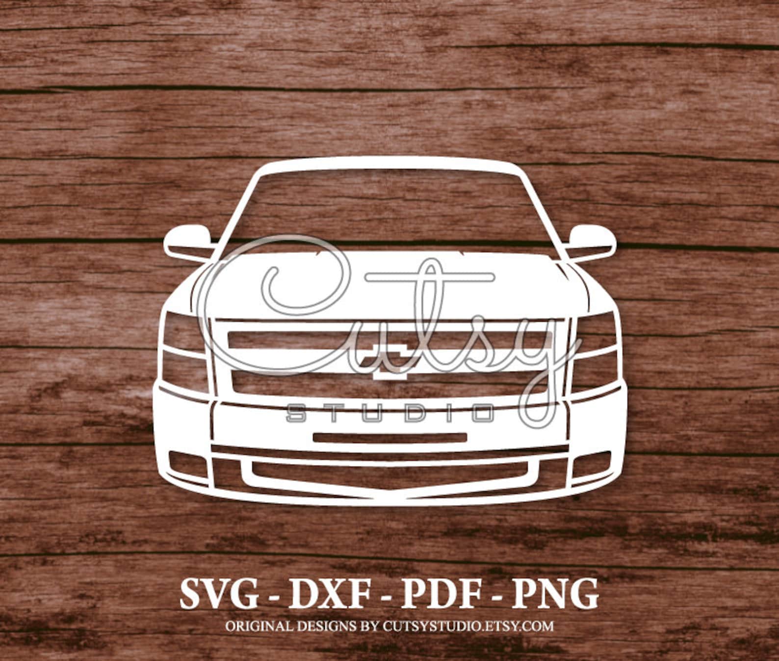 SVG Chevy Silverado 1500 LS 2010 Silhouette Cut Files - Etsy UK