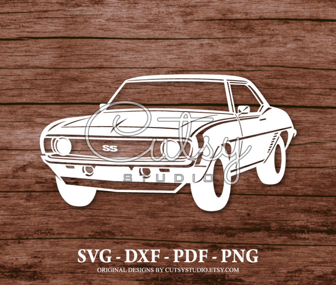 SVG Chevrolet Camaro SS Cut Files Designs Clip Art Paper - Etsy