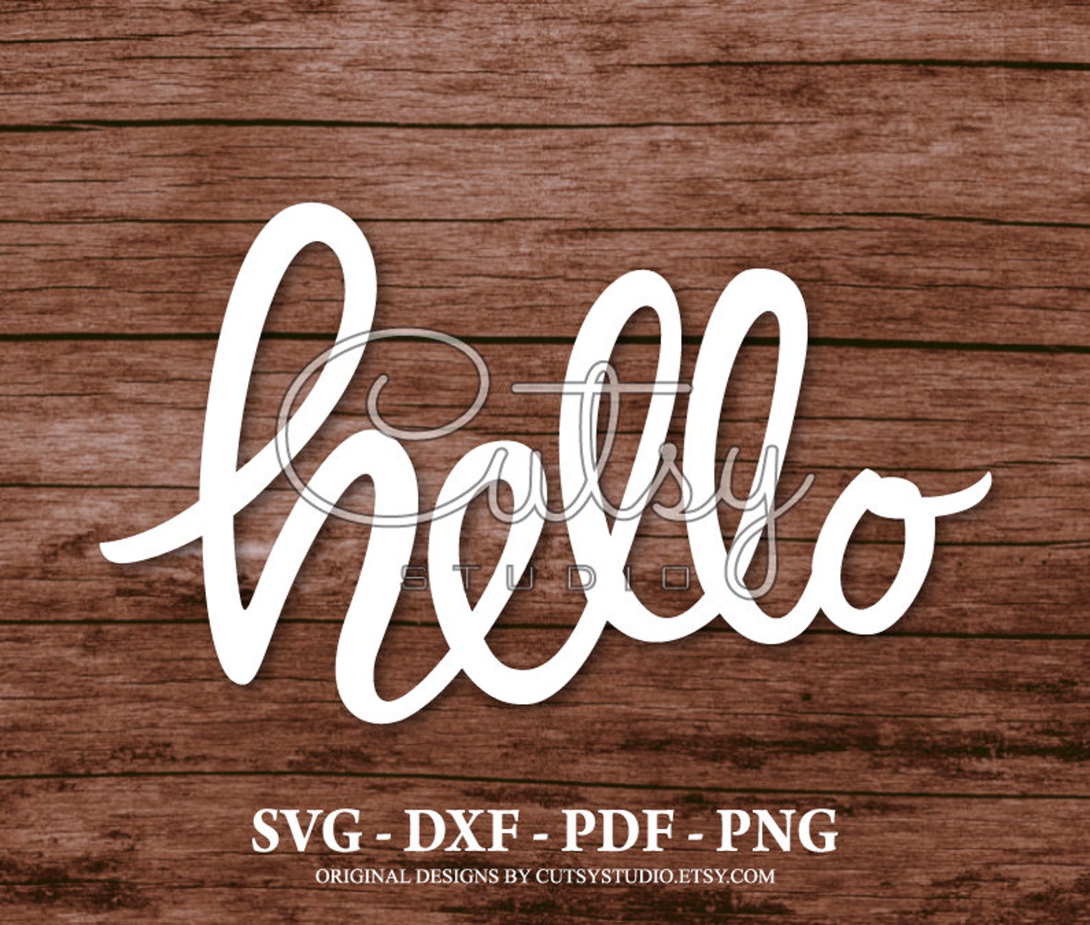 SVG Hello Word Text Silhouette Cut Files Designs, Clip Art, Paper ...