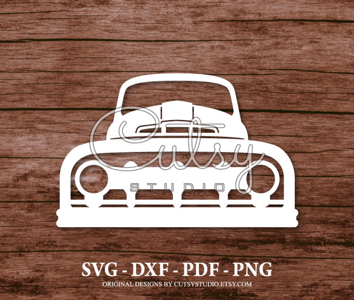 SVG Ford Pickup Truck 1950 Grill Silhouette Cut Files Designs, Clip Art ...