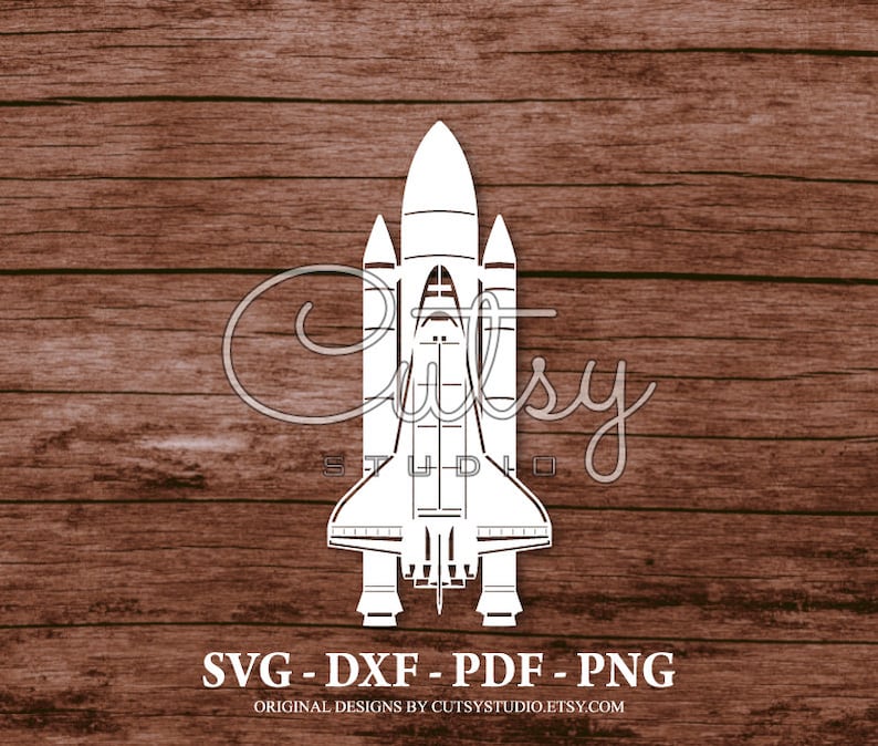 SVG Shuttle Ship Cut Files Designs Clip Art Paper Craft - Etsy