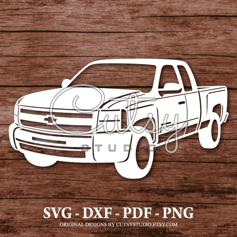 Chevy Silverado Svg - Etsy