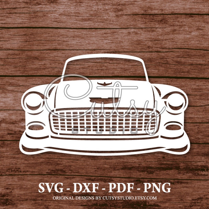 1955 Chevy Bel Air Svg - Etsy