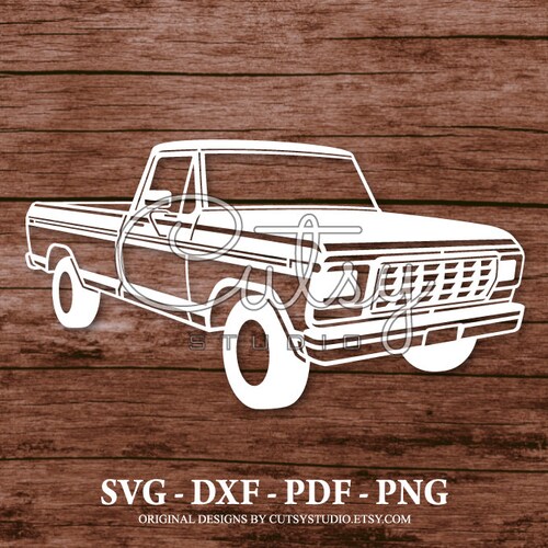 SVG FORD Pickup Truck F150 1977 Silhouette Cut Files Designs - Etsy
