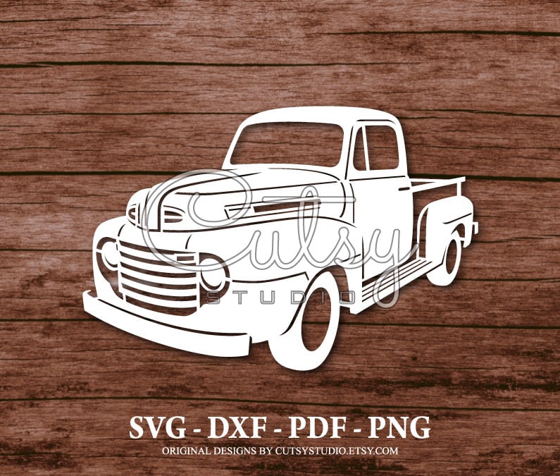SVG FORD F-100 1948-49 Diseños de archivos de corte de - Etsy México