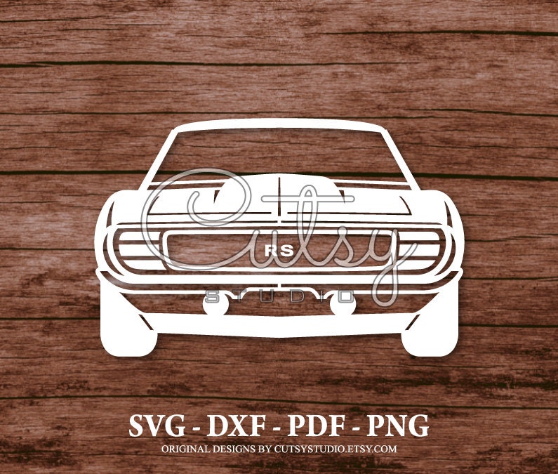 SVG Chevrolet Camaro First Generation Silhouette Cut Files - Etsy