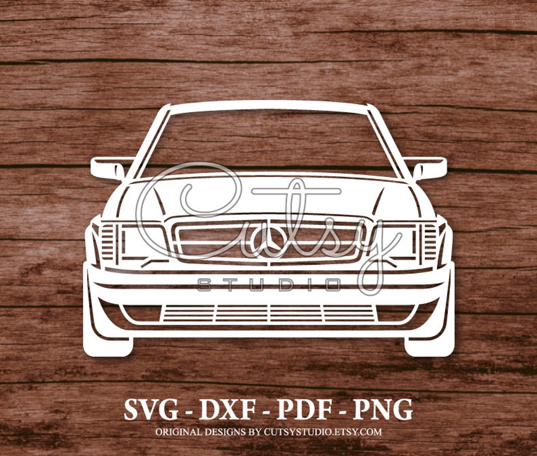 SVG Mersedes Benz AMG 80S Silhouette Cut Files Designs, Clip Art, Paper ...