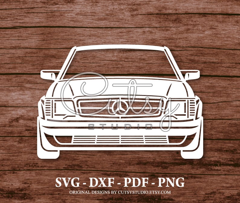 SVG Mersedes Benz AMG 80S Silhouette Cut Files Designs, Clip Art, Paper, Craft, Laser, Cricut ...