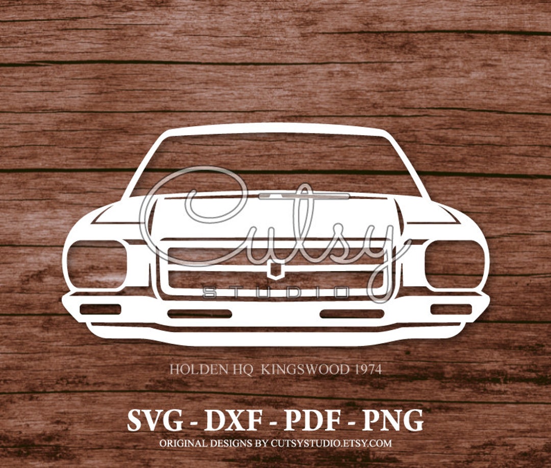 SVG Holden HQ Kingswood Silhouette Cut Files Designs, Clip Art, Paper ...