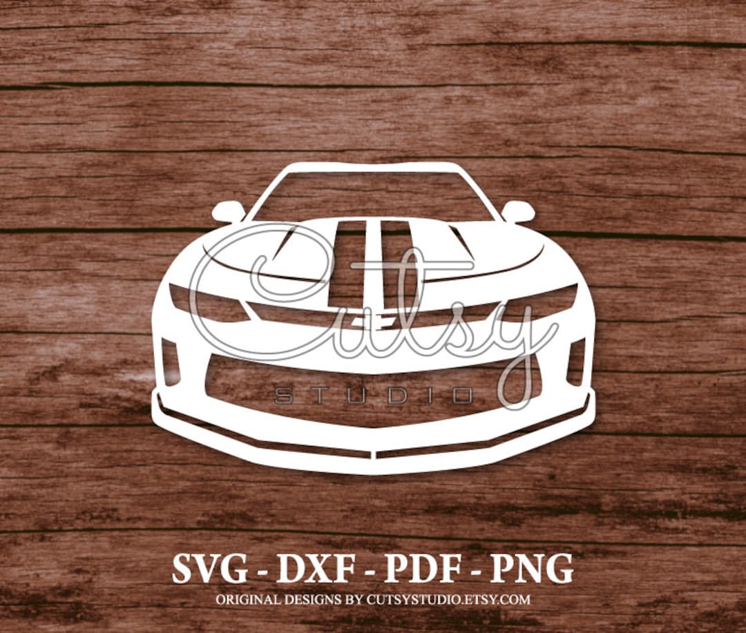SVG Chevrolet Camaro ZL 2016 Silhouette Cut Files Designs, Clip Art ...