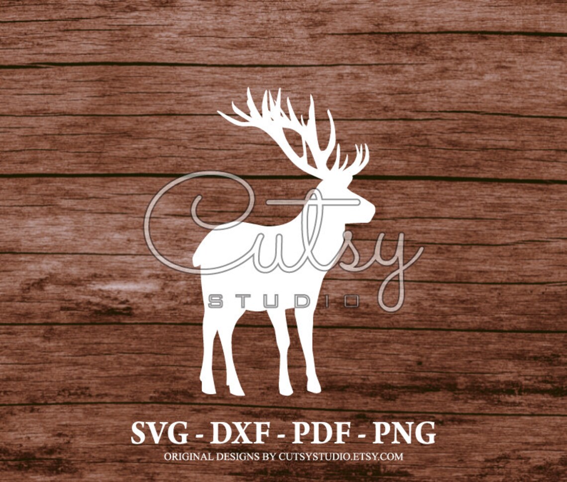 SVG Deer Silhouette Cut Files Designs Clip Art Paper Craft - Etsy