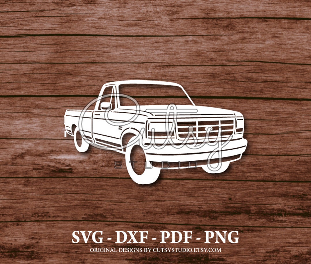 SVG FORD RANGER F150 1993 Truck Silhouette Cut Files Designs, Clip Art ...