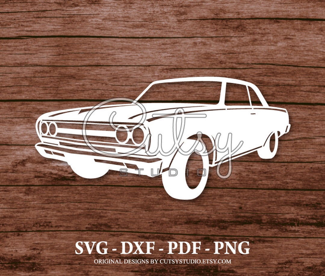 SVG Chevy Malibu Car Silhouette Cut Files Designs, Clip Art, Paper ...