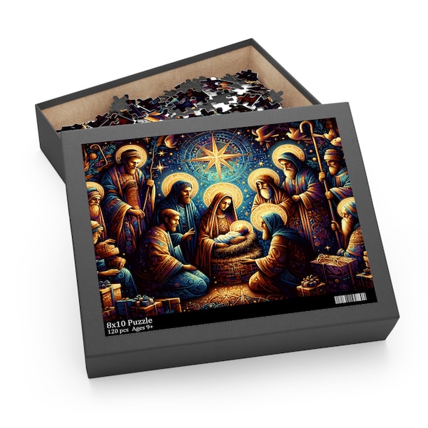 Nativity Puzzle - Etsy
