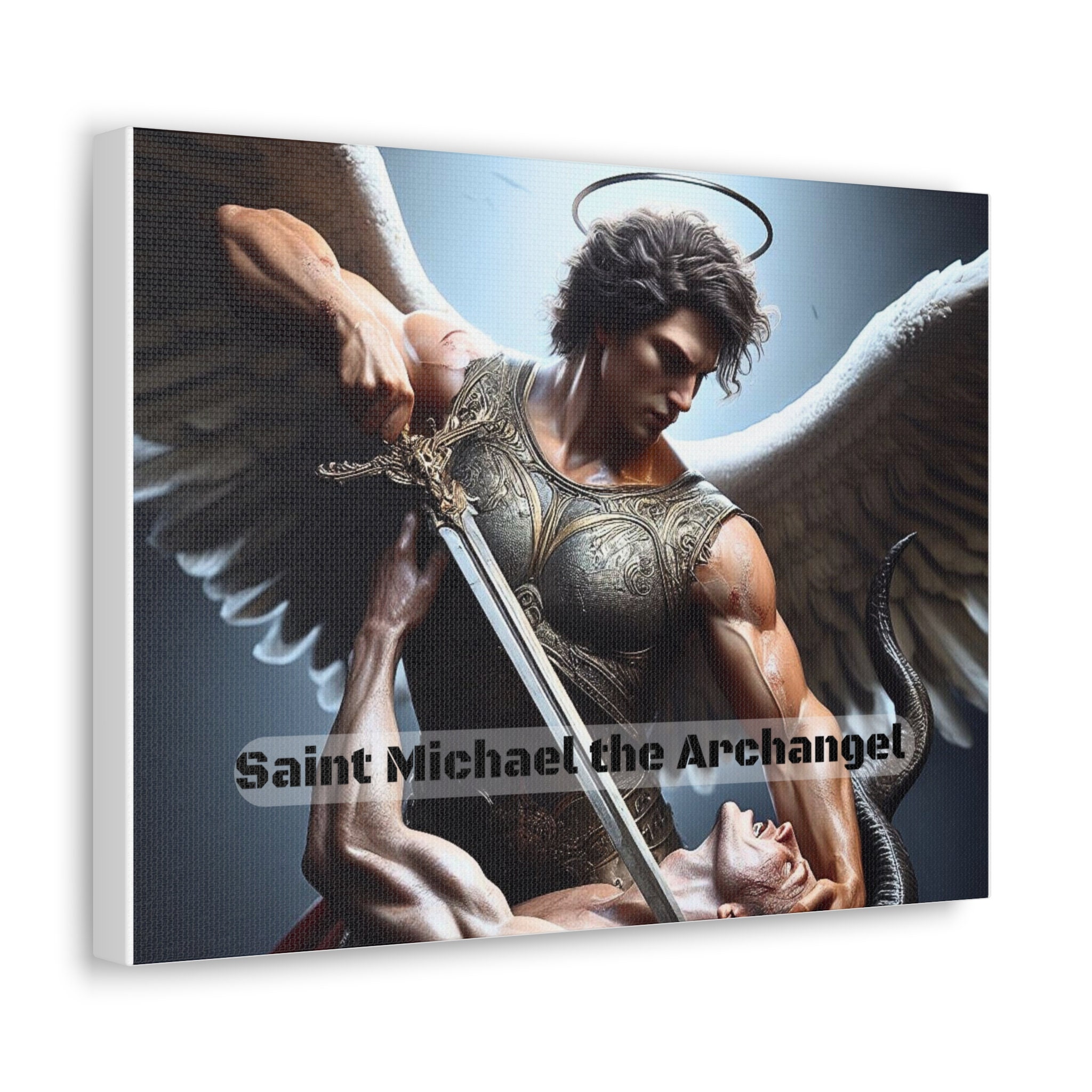 Saint Michael the Archangel Dynamic Canvas Gallery Wraps - Etsy